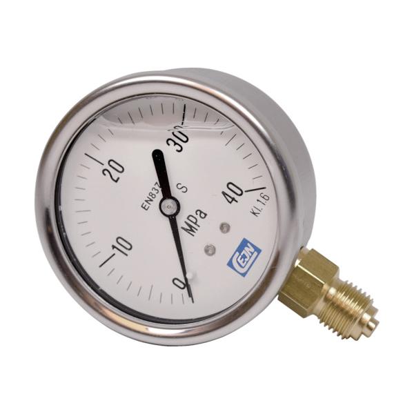 納期について：取寄品3〜5営業日目発送予定★欠品時除くメーカー名：セインジャパン(株)【 特長 】・振動、脈動がある受圧媒体の圧力測定に適したグリセリン入りです。・ケースはステンレス製で耐食性に優れています。・EN837-1規格品です。【 ...