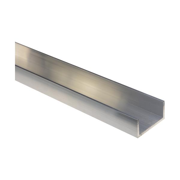 納期について：取寄品3〜5営業日目発送予定★欠品時除くメーカー名：(株)光【 特長 】・軽量・加工性に優れ、リサイクルしやすい素材です。・コの字型の形材です。【 用途 】・サッシや建設資材・ガラス引き戸の破損止やレールに。・部品・工作・補修...