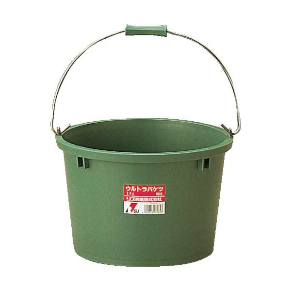 納期について：メーカー直送品(代引き不可)メーカー名：リス興業(株)【 特長 】・柔軟性材料を用い、プロユースにお応えできます。・口元には鉄心入りでハードな現場作業でも変形し難いです。【 仕様 】品名:RISU ウルトラバケツ 10L柄付品...