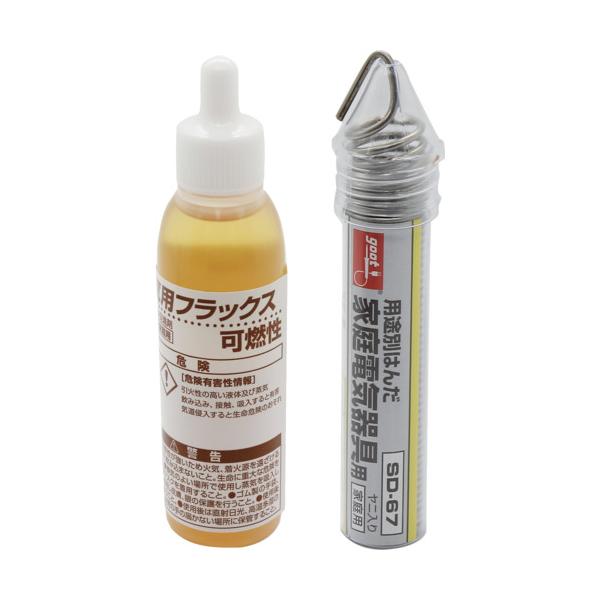 納期について：取寄品3〜5営業日目発送予定★欠品時除くメーカー名：太洋電機産業(株)【 特長 】・電源コードやコネクターなど、電線のはんだ付けに最適です。【 用途 】・電源コードやコネクターなど、電線のはんだ付けに。【 仕様 】品名:グット...