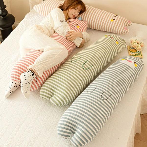 【商品コード】：y557842  【カラー】ブルー、グリーン、ピンク、ブラウン  サイズ：75cm（0.6kg）、110cm（1.1kg）  素材：綿/ポリエステル  中材：PP綿  【この商品について】  【製品の特徴】抱き枕内部充填材は...
