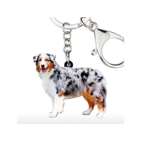 在庫限定品です！！【メール便送料無料】オーストラリアンシェパード オーシー キーホルダー オーシーグッズ アクリル 犬 いぬ イヌ dog 犬種別 犬雑貨 オーナーグッズ かわいい 輸入 キーチェーン プリント プレゼント ギフト ポイント...