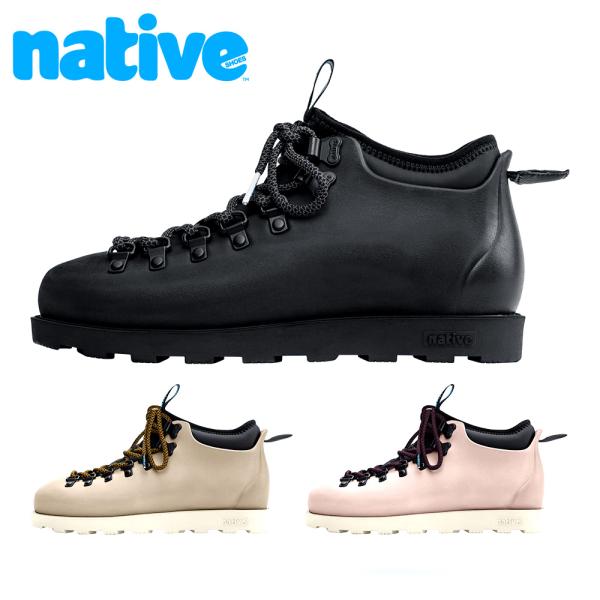 native shoesネイティブシューズ フィッツシモンズ シティライト ブルームFITZSIMMONS CITYLITE BLOOM311068481019:ジェフィー ブラック:JEFFY BLACK2162:フラックス タン/フラッ...
