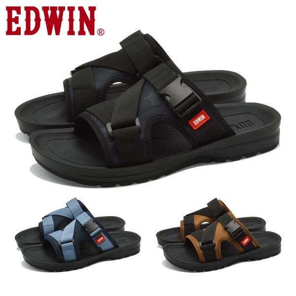 EDWINエドウィン EW5111ブラックカモ:BLACKCAMOネイビー/ブルー:NAVY/BLUEベージュ:BEIGEヒール高さ:約2.5cm重量:片足約259g素材アッパー:合成繊維アウトソール:合成底