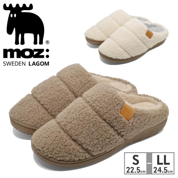 モズ:スウェーデン ローゴンMOZ:SWEDEN LAGOM 3004ブラウン:BRホワイト:WH足元から暖かくなるボア仕様のサボシューズです。羊毛のようなモコモコとした手触りが温かな空気を保持してくれます。サイドのエンボス加工されたワンポ...