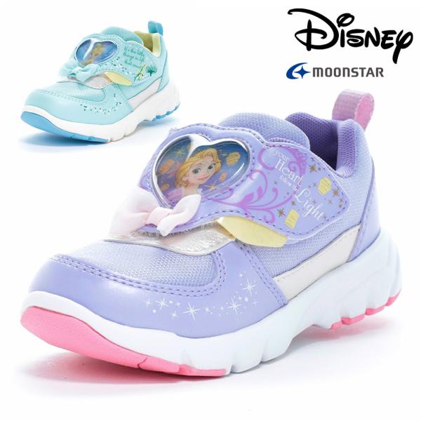 moonstarムーンスター ディズニーDisneyDN C1360パープル:PURPLEミント:MINTディズニープリンセスのキッズシューズです。通園をはじめ、外遊びや運動、お出かけなど、マルチに履いていただけます。甲バンドのキャラクター...