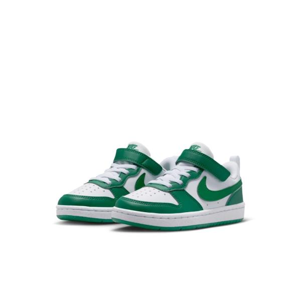 NIKEナイキ ナイキ コートボロー LOW リクラフト PSNIKE COURT BOROUGH LOW RECRAFTDV5457139:ホワイト/マラカイト-マラカイト-ホワイト:WHITE/MALACHITE-MALACHITE-W...