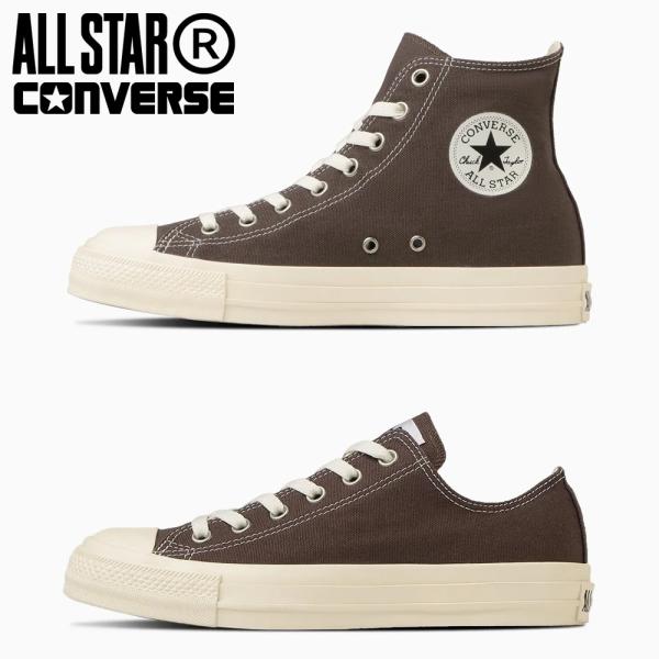 コンバースconverse オールスター (R)ALL STAR (R) EY HIハイカット_チャコールブラウン:1SD712ローカット_チャコールブラウン:1SD715「REACT（リアクト）」「RECYCLE（リサイクル）」「REFI...