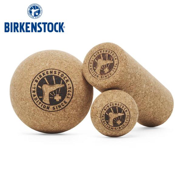 ビルケンシュトックBIRKENSTOCK Cork Tools Setブラウン:1027730:Brownセルフケアと癒しのひとときのために。このコルク製フットマッサージセットには、滑らかなマッサージローラーと、ツボを刺激するマッサージボー...