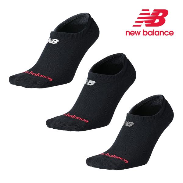 ニューバランスnew balance スニーカーレングス3PソックスLAS55635AS1_アソートカラー1BK_ブラックWT_ホワイト快適な履き心地とともに、足元をすっきりと見せる3Pソックス。スニーカーを履いた際に靴下が見えにくい、くる...