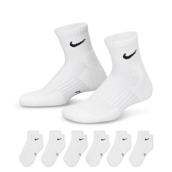 NIKEナイキ ナイキ 6P YA エブリデイ クッション アンクル ソックス(6足)Nike EverydaySX6912100:ホワイト/ブラック:WHITE/BLACK毎日のプレーに最適。遊びから試合まで、ナイキ エブリデイ ソックス...