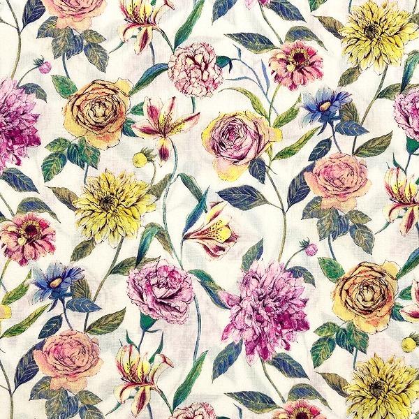 リバティプリントを代表する上質な肌ざわりのタナローン生地       輸入タナローン(イタリア製)リバティ社を代表する生地のタナローン。今回のコレクションは、英国リバティ社のイタリア工場で生産された特別なコレクションです。上質なシルクのつや...