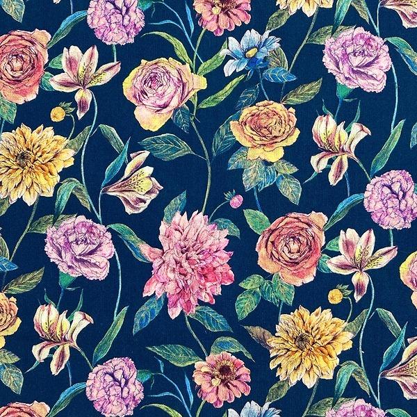 リバティプリントを代表する上質な肌ざわりのタナローン生地       輸入タナローン(イタリア製)リバティ社を代表する生地のタナローン。今回のコレクションは、英国リバティ社のイタリア工場で生産された特別なコレクションです。上質なシルクのつや...