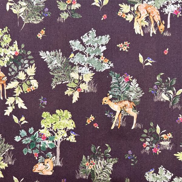 【サイズ】　約108ｃｍ巾【素材】　綿100% タナローン 日本製リバティプリントを代表する上質な肌ざわりのタナローン生地     2023年秋冬柄【LIBERTY ANIMALS　リバティアニマルズ】気まぐれな海、幻想的な森、先史時代の土...