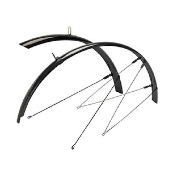 ■レジン■フロント長：640mm、リア長：1125mm■幅：35mm■フロント：120g、リア：210g樹脂製の前後フルフェンダーセットです。700Cクロスバイクに最適です。■通常2〜5日ほどで発送（土日祝除）※在庫状況は当店、メーカー在庫...