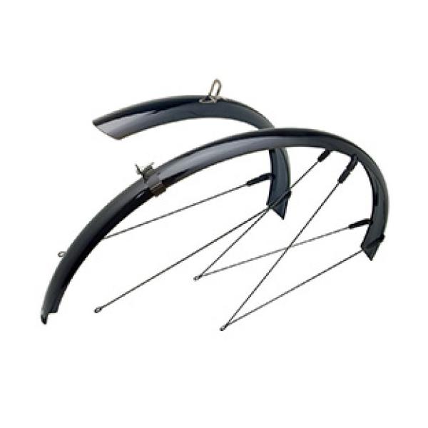 ■レジン■フロント長：640mm、リア長：1125mm■幅：41mm■フロント：125g、リア：215g700×35Cまでのタイヤに対応した、ロードバイク用フェンダーセットです。クイックレリーズを使用して取り付けることもできるので、フェンダ...