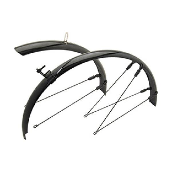 ■レジン■フロント長：485mm、リア長：855mm■幅：41mm■フロント：155g、リア：170g20×1.3/8までのタイヤに対応した、ダボ留めタイプの樹脂製前後フェンダーセットです。■通常2〜5日ほどで発送（土日祝除）※在庫状況は当...