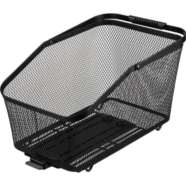 ■素材：溶接加工金属ワイヤー■サイズ：L470×W285×H240mm■容量：24L■重量：1.83kg■静止状態での耐荷重：8kgMTXクイックトラック2.0に対応するリア用金属製メッシュバスケットです。マルチマウントパネルデザインにより...
