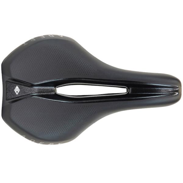 ■素材：PUレザー■ショートノーズデザイン■センターカットアウト■Φ7mmクロモリ中空レール■サイズ：L250×W158×H68mm■重量：330gクッション性に優れた厚めのフォームを採用したショートノーズサドルです。ロードバイクに最適なス...