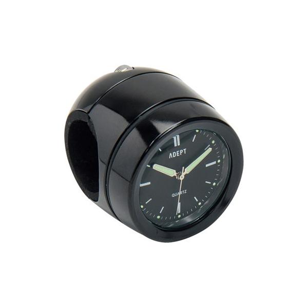 ■アルミ合金■取付可能径：φ22.2-25.4mm■ポリッシュドフィニッシュ■畜光仕様■外径：40mm■86gφ22.2-25.4mmのハンドルバーに装着します。盤面の一部と針に蓄光塗装を施し、夜間の視認性を高めました。