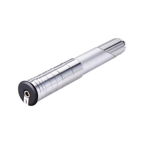 ■ステムクランプ：25.4mm■コラム挿入：22.2mm■本体素材:アルミ■参考重量:221g■全長:193mm■スチールコラム用。■ステアチューブの延長が可能。■ネジ付き、ネジなし両方のステアチューブに対応。■サンドブラスト仕上げブラック...
