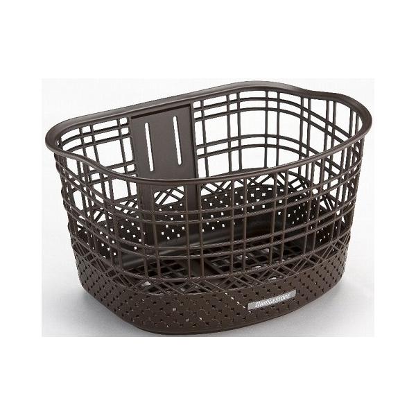 ■取付金具付属■材質：樹脂■製品寸法：タテ245mm、上面ヨコ412mm×奥行338mm、底面ヨコ356mm×奥行246mm■重量：710gおしゃれに荷物を運べるオリジナルフロントバスケット。