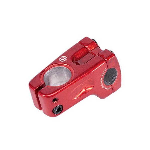 ■カラー：レッド■サイズ：48mm■コラムクランプ径：28.6mm■ハンドルクランプ径：22.2mm■素材：6061 T-6 アロイ 鍛造■7mmライズ■ステム軽量化に中央部をボア切削特徴的なサイドポケットディテール幅広なバークランプ■重量...