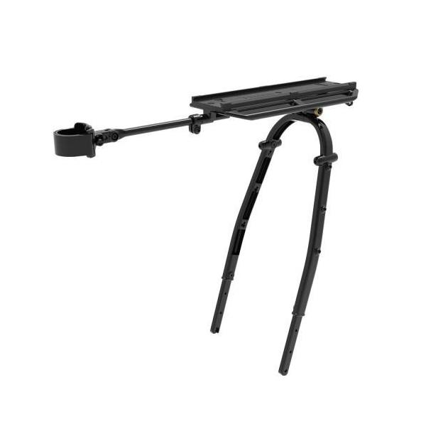 ■アルミ合金/エンジニアリンググレードポリマー/ナイロンストラップ■静止状態での耐荷重：22kg（天板14kg、ボトルケージマウント8kg（片側あたり4kg））■700x55Cまで対応■サイズ：L495xW185xH420mm■重量：790...