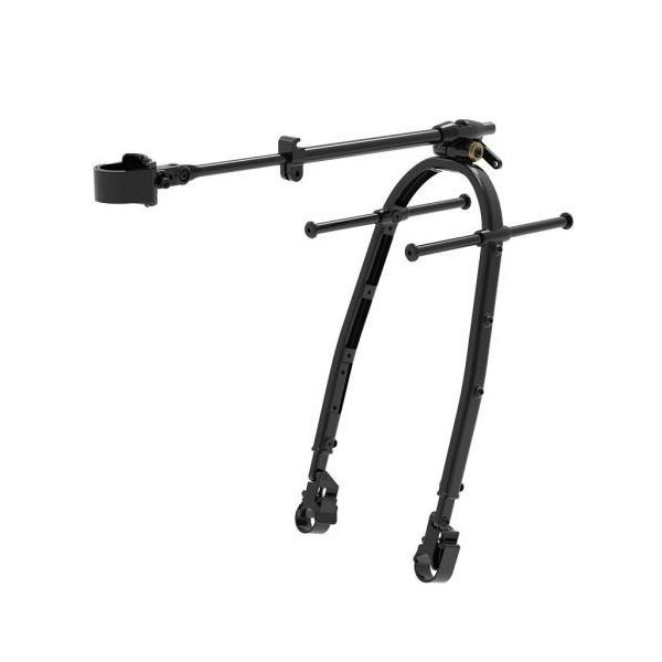 ■アルミ合金/エンジニアリンググレードポリマー/ナイロンストラップ■静止状態での耐荷重：22kg（上部 6kg、ボトルケージマウント16kg（片側あたり8kg））■700x55Cまで対応■サイズ：L475xW185xH420mm■重量：71...