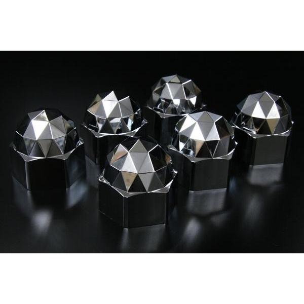 取付ワンタッチ材質：樹脂・クロームメッキ内径：４１ｍｍ高さ：５２ｍｍメーカー名：板橋用品ＳＳタイヤのホイルナット数は車種によって違います。タイヤ1本のホイルナット数は２ｔエルフ：５個４ｔ車：６個大型車：８個