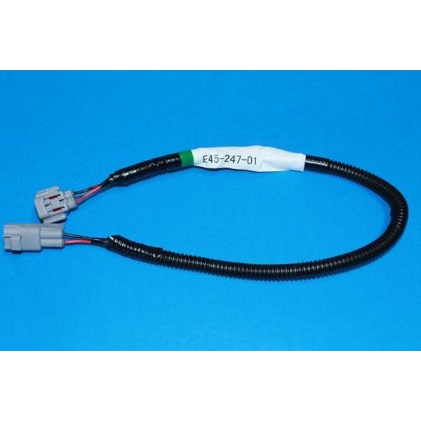 ・JB角型LEDテールランプ専用バックランプ接続用ハーネス車両側バックランプ２灯式の日野・三菱専用接続ハーネスです。・日野・三菱用　・型番：E45-247-01・寸法：500mmメーカー名：日本ボデーパーツ工業株式会社(ＪＢ)