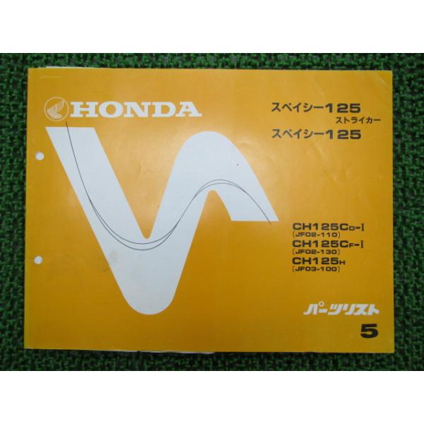 メーカー：ホンダ対応車種：スペイシー125ストライカー発行：昭和62年1月