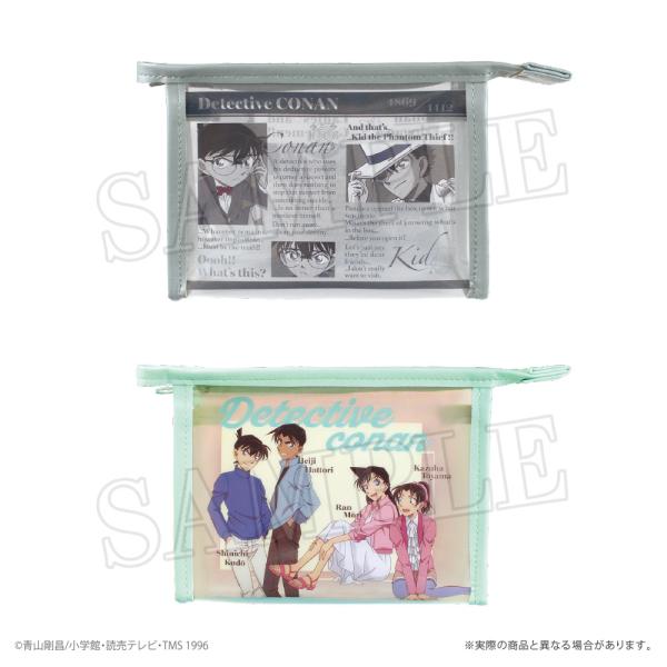 【発売日：2026年03月30日】透け感のあるクリア素材とフチの色がかわいい『フチイロポーチ』英字がおしゃれなニュースペーパーデザインと雑誌風のマガジンデザインの2種類！サイズ：H110×W150×D40ｍｍ素材：PVC◎プレゼント包装はお...