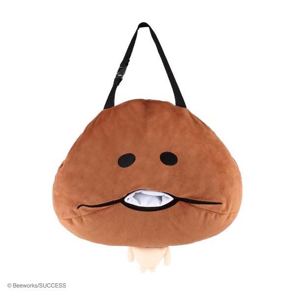 【発売日：2026年12月30日】くちからティッシュが出てくる。ぬいぐるみのようなティッシュカバーです。壁などに引っかけて使います。からだもしっかり付いています。本体サイズ：約高さ31.0cm×幅33.5cm×奥行9.0cm重さ：約134g...