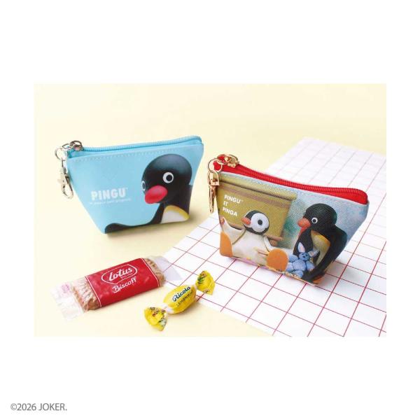 【発売日：2026年07月30日】あたたかでユーモアある物語が世界中の人々に愛されている*:;:*世界で一番有名なペンギン『ピングー』*:;:*持ち運びに便利な『三角ミニポーチ』大きめなマチとナスカンが付いてます※画像についてはイメージとな...
