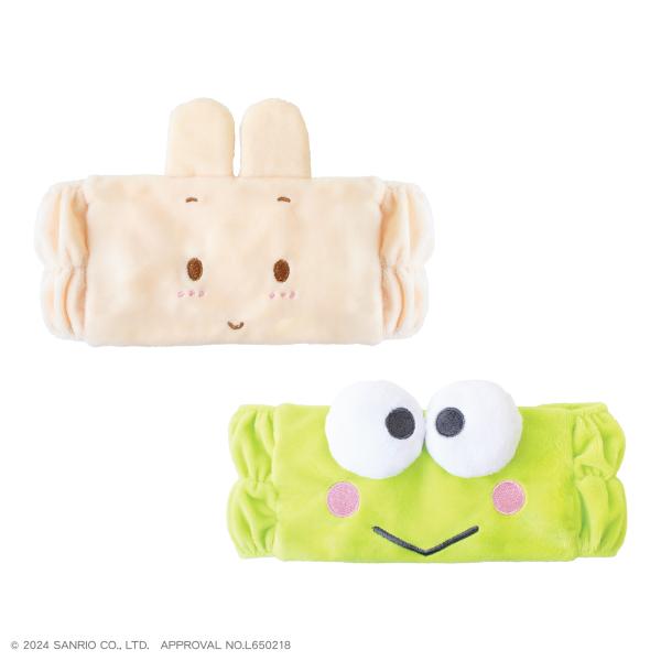 大人気のヘアバンドにマロンクリーム と けろけろけろっぴ が仲間入り♪幅広ゴムでしっかりホールドしてくれます◎かわいいフェイスに癒されることまちがいなし！サイズ：約H90×W235mm素材：ポリエステル◎プレゼント包装はお受けしておりません...