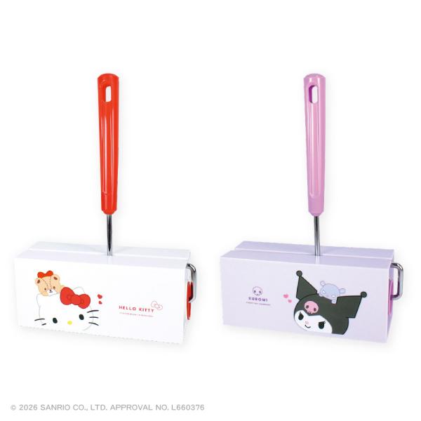 【発売日：2026年07月30日】仲良しデザインがかわいいおそろいでインテリアを楽しめる「タイニーフレンドシリーズ」気になるホコリや髪の毛をサッと取れるハローキティとクロミの『キャラコロクリーナー』インテリアとして置いてもかわいい※画像につ...