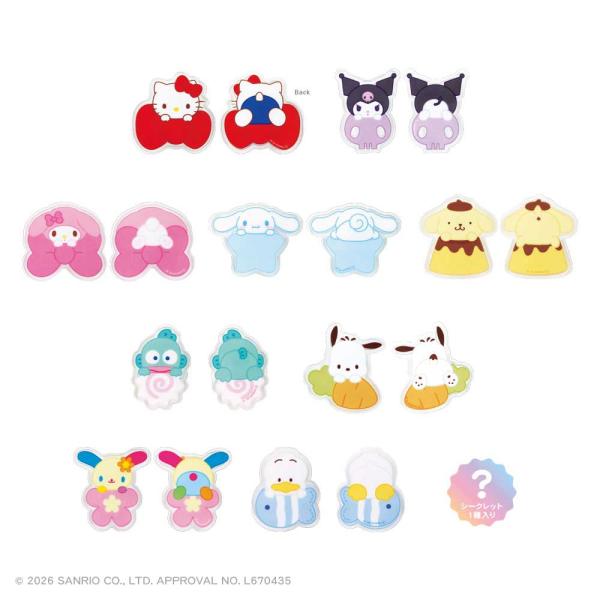 【発売日：2026年09月30日】表と裏でデザインが異なるおしりイラストがかわいい『アクリルクリップ』シークレットを含む全10種類(10種×各1コ)※画像についてはイメージとなります※BOXのみでの販売となります。　単品販売は対応出来かねま...