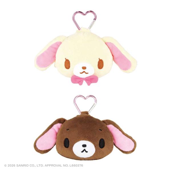 【発売日：2026年06月30日】天才パティシエの兄弟シュガーバニーズの『カラビナ付きぬいぐるみファスナーマスコット』小物を入れて毎日かわいく持ち運べる♪※画像についてはイメージとなりますサイズ：約H90×W110×D60mm以内（パーツ除...