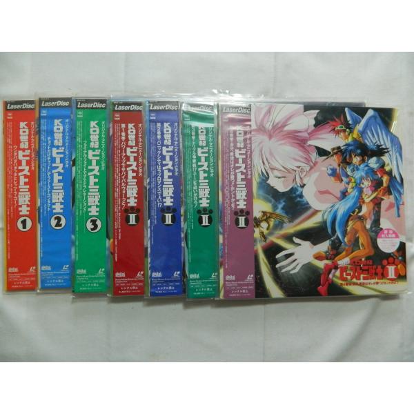 （ＬＤ：レーザーディスク）ＫＯ世紀ビースト三獣士１＆２　全７巻セット【中古】１９９２年作品・ＣＡＶ２０６分収録・ステレオ・カラー販売元：ソニーミュージックエンタテイメントジャパンコンディション中古品・美品全巻帯、ＫＯ世紀ビースト三獣士２（ラ...