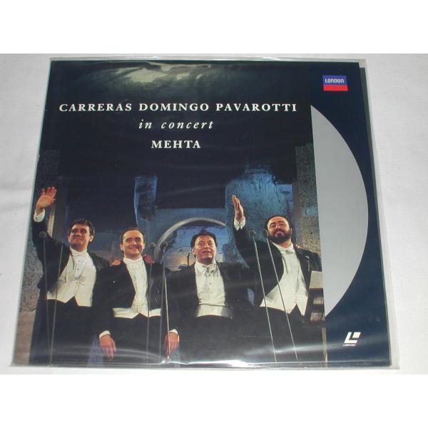 （ＬＤ：レーザーディスク）CARRERAS DOMINGO PAVAROTTI in concert MEHTA（輸入盤）【中古】CARRERAS DOMINGO PAVAROTTI IN CONCERT LASERDISC The Thr...
