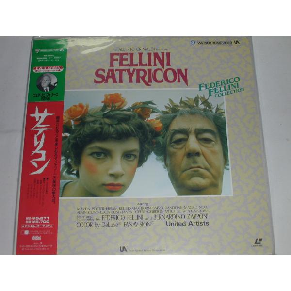 （ＬＤ：レーザーディスク）サテリコン／ＦＥＬＬＩＮＩ　ＳＡＴＹＲＩＣＯＮ【中古】ジトネを恋敵に奪われた主人公エンコルビオが、貴族の饗宴に参加しその後様々な出来事に見舞われながら、ローマの快楽と退廃を経験する。監督：フェデリコ・フェリーニ　　...