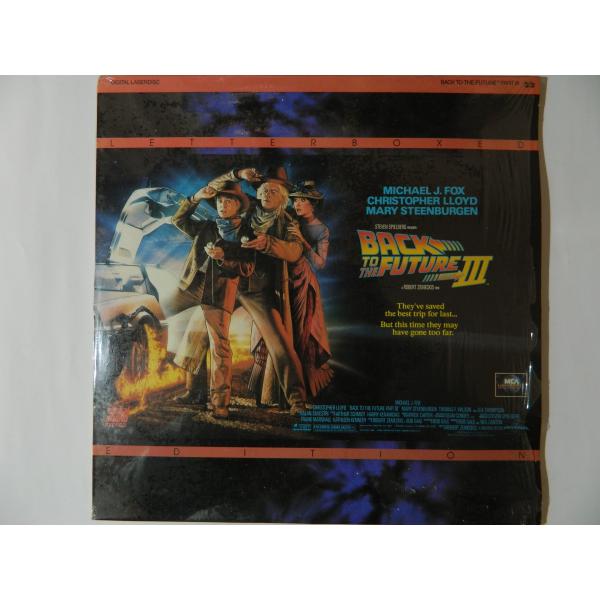 （ＬＤ：レーザーディスク）BACK TO THE FUTURE PART III [輸入盤]【中古】ROBERT ZEMECKISＣＬＶ３面１１８分・カラー・ステレオ・輸入盤レーベル：ＭＣＡ（輸入盤）コンディション中古品・美品帯なし、ライナ...
