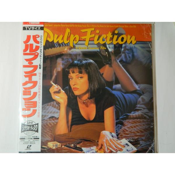 （ＬＤ：レーザーディスク）パルプ・フィクション 監督：クエンティン・タランティーノ【中古】PULP FICTION製作総指揮：ダニー・デヴィート/マイケル・シャンバーグ/ステイシー・シェール　監督・脚本・出演：クエンティン・タランティーノ　...