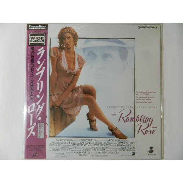 （ＬＤ：レーザーディスク）ランブリング・ローズ ＜ワイド＞ 監督：マーサ・クーリッジ【中古】RAMBLING ROSE製作：レニー・ハーリン　監督：マーサ・クーリッジ　原作・脚本：カルダー・ウィリンガム　撮影：ジョニー・E.ジェンセン　音楽...