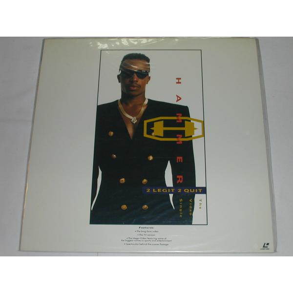 （ＬＤ：レーザーディスク）HAMMER 2 LEGIT 2QUIT THE Video Single【中古】収録曲1.2 LEGIT 2QUIT THE LONG FORM VIDEO2.THE MAKING OF 2 LEGIT 2QUI...