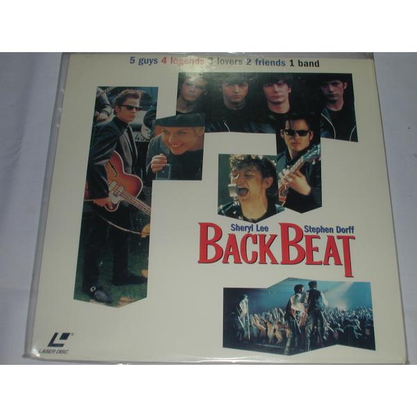 （ＬＤ：レーザーディスク）BACKBEAT／Back Beat Sheryl Lee Stephen Dorff [輸入盤]【中古】5 guys 4 legends 3 lovers 2 friends 1 band。　ＣＬＶ２面約１００分...