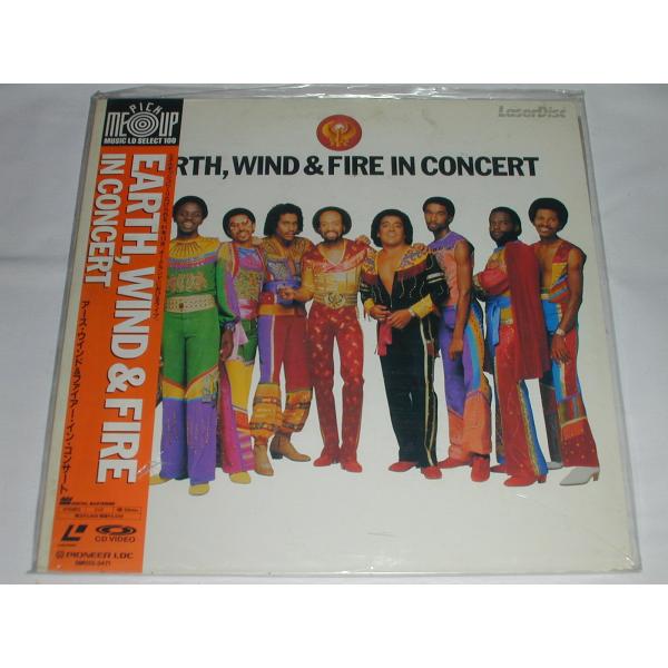 （ＬＤ：レーザーディスク）アース・ウインド＆ファイアー・イン・コンサート【中古】エネルギッシュにくり広げられる、８１年１２月、オークランドにおけるライヴ。曲目リスト (1)LET YOUR FEELING SHOW(2)IN THE STO...
