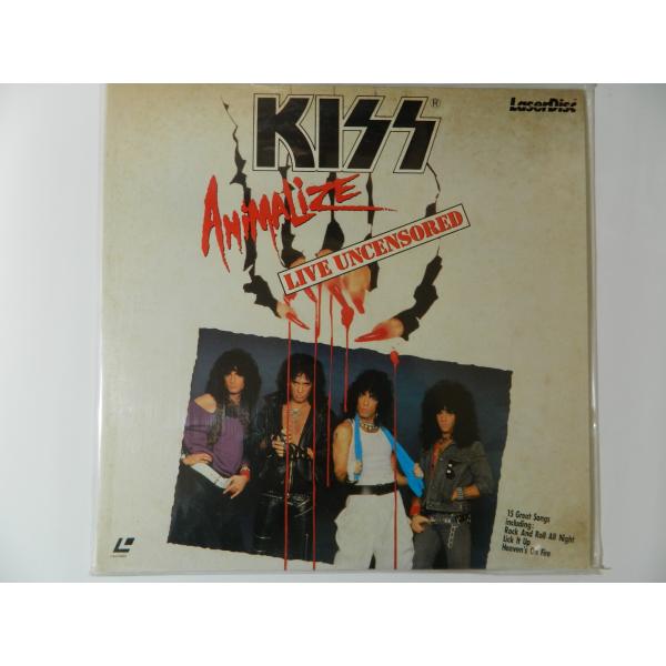 （ＬＤ：レーザーディスク）キッス KISS ANIMALIZE LIVE UNCENSORED【中古】収録曲1.Detroit Rock City 2.Cold Gin 3.Creatures Of The Night 4.Fits Lik...