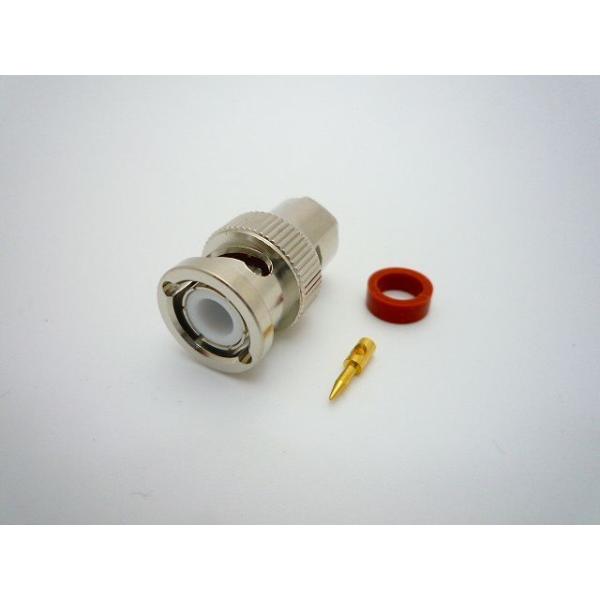 同軸コネクタ　芯線ハンダ付けタイプ第一コネクター BNC-P-3 BNCP-3 BNCP3BNCコネクター BNCプラグ処理 ニッケル Ni適合ケーブル 3D-2V　3C-2V